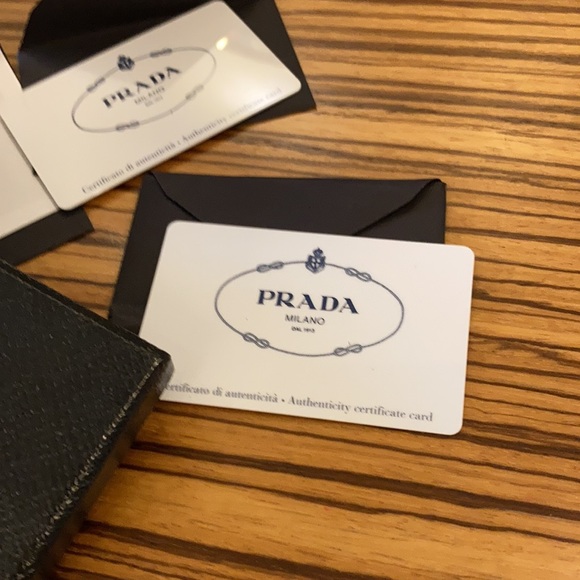 Prada | Other | Prada Box Cards Receipt Tissue | Poshmark